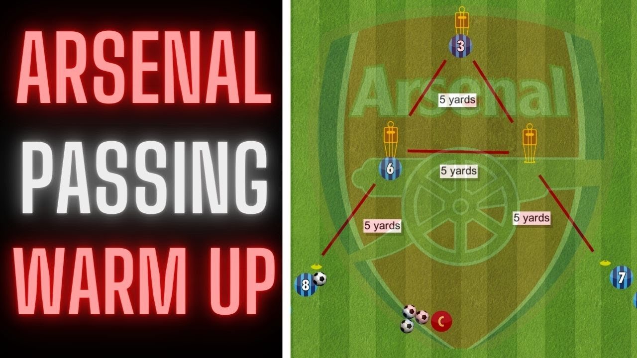 Arsenal Passing Warm Up | Football/Soccer - YouTube
