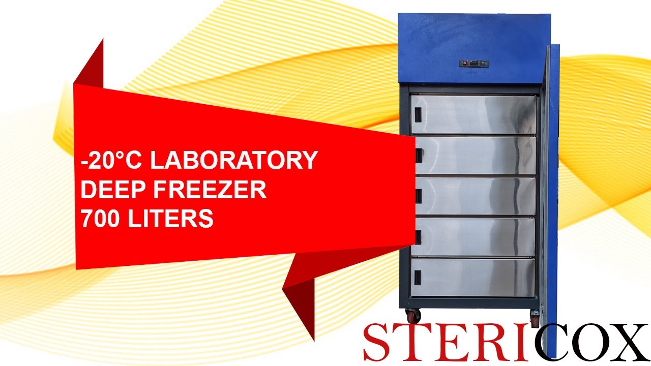 Minus 20°C (-20°C) Laboratory Deep Freezer 700 Liters - YouTube