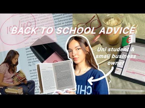 BACK TO SCHOOL CHIT CHAT🎀 | How I Balance University, Studying, YouTube & My Life//نصائح مدرسية🩷🇩🇿