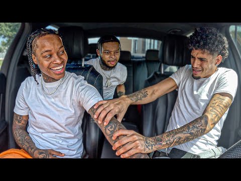 Grabbing Jordan Leg Constantly In The Car To See His Reaction😳..*He Gets Emotional*