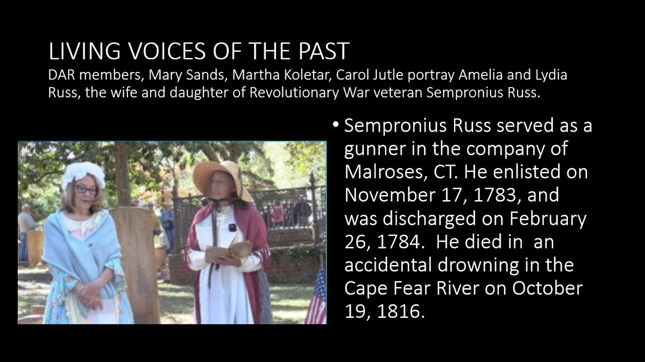Living Voices of the Past: Amelia Potter Russ & Lydia Russ Gause - YouTube