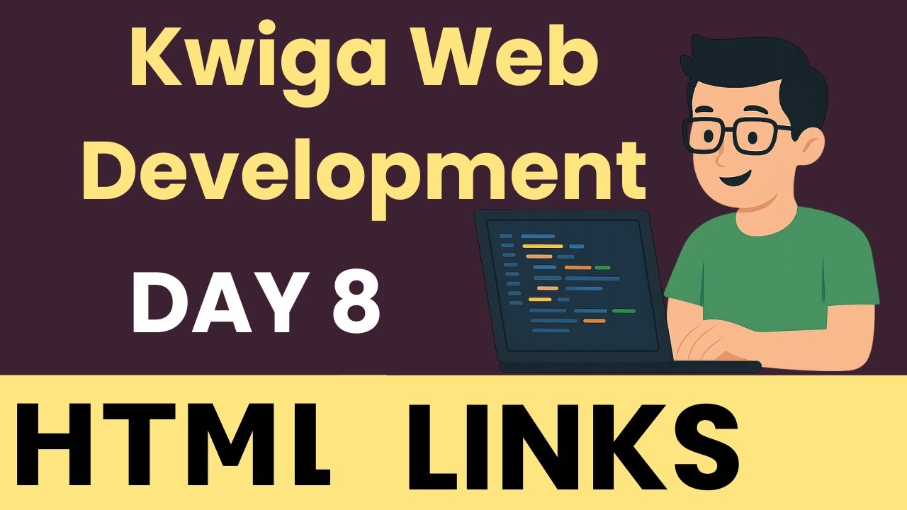 Kwiga Web Development Isomo Rya HTML Links Day8 | Ese ushaka kumenya ...