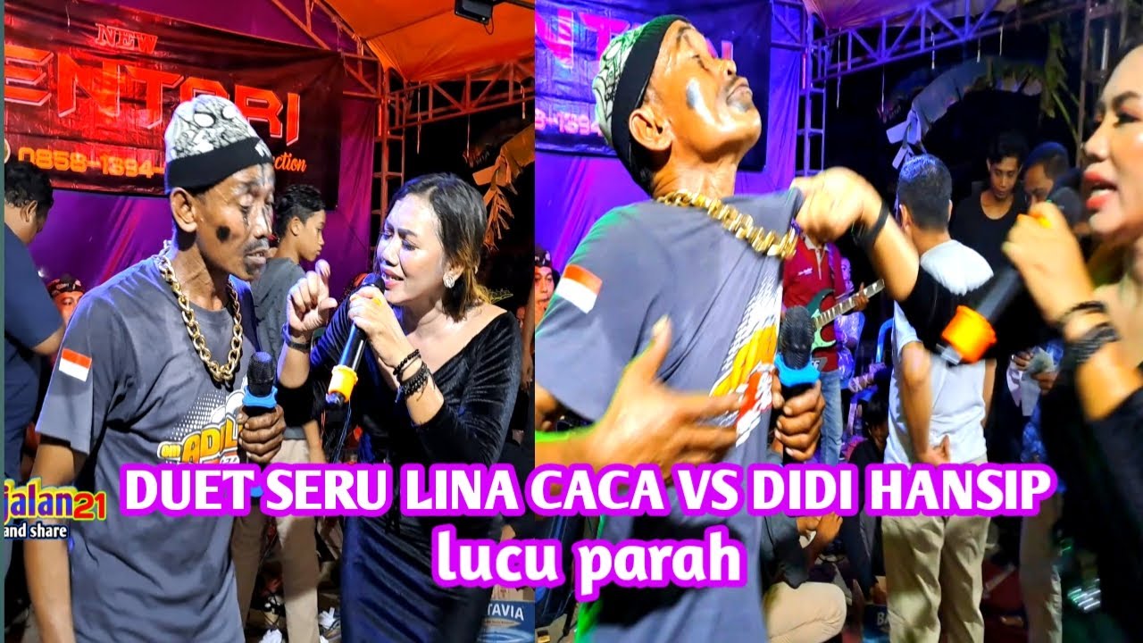 DUET SERU..MISS LINA CACA VS DIDI HANSIP - YouTube