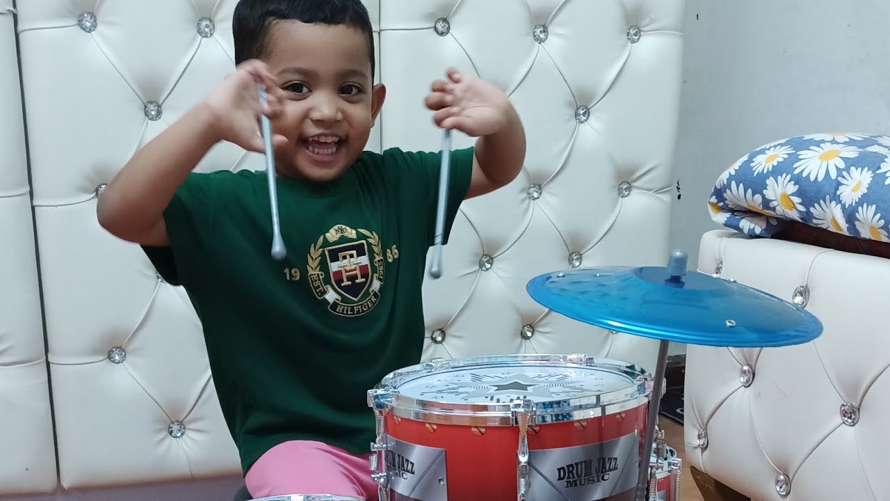 New Drum Set for Mayaan - YouTube