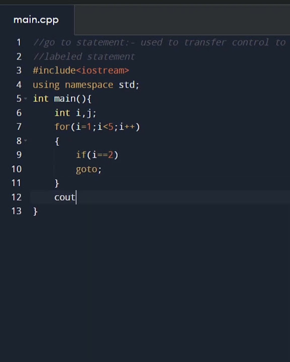 Jump Statement Goto Code By C Jumpstatement Shortsfeed Youtube