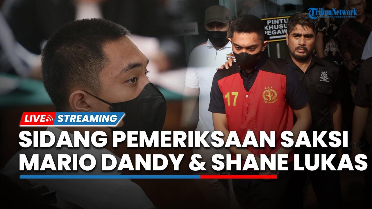 🔴LIVE: Paman David & Satpam jadi Saksi di Sidang Pemeriksaan Saksi Penganiayaan Oleh Mario Dandy ...
