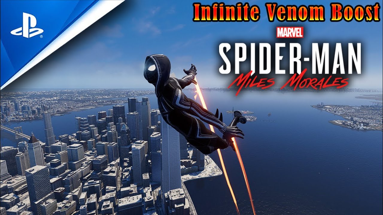 Infinite Venom Flying Power! - Spider-Man: Miles Morales PC MODS - YouTube