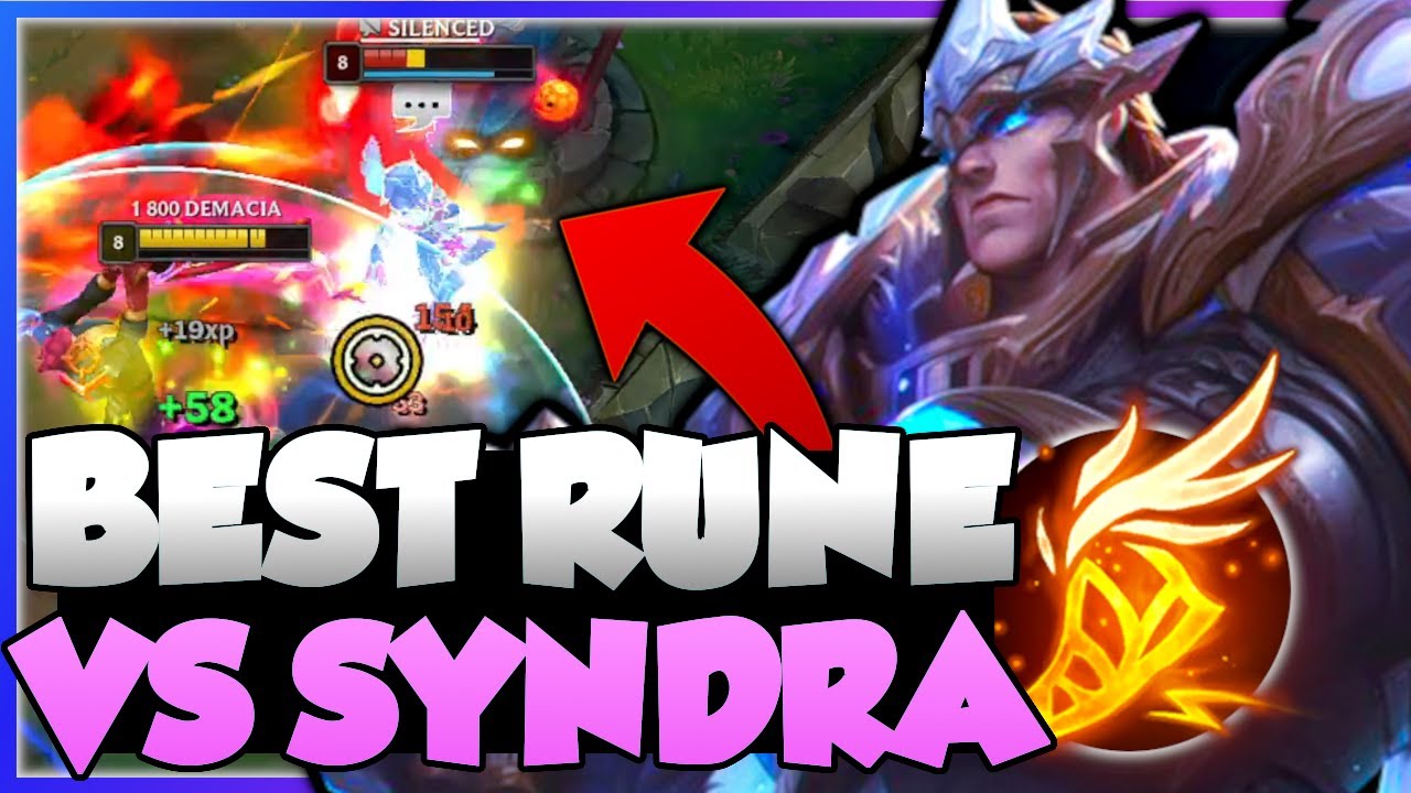 You NEED to Take THIS Rune vs Syndra! (Garen Mid) | riste | League of ...