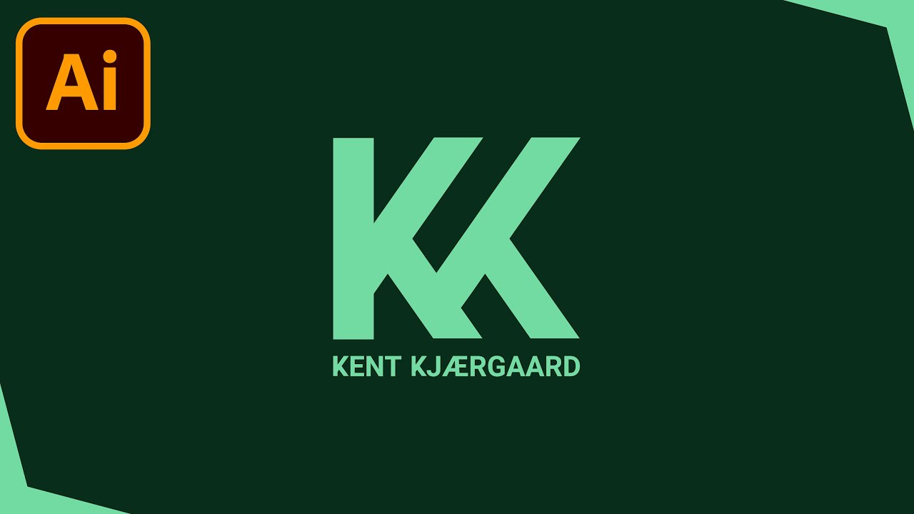 How To Make A Monogram Logo In Adobe Illustrator - YouTube