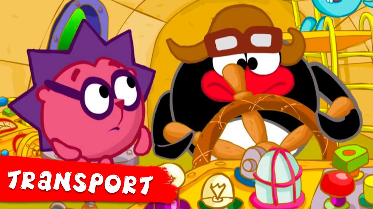 KikoRiki 2D | Best episodes about Transport | Cartoon for Kids - YouTube