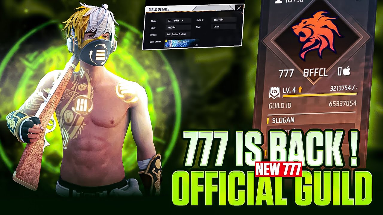 777 is back!🔥New 777 OFFICIAL Guild😍 ️‍🔥 - YouTube