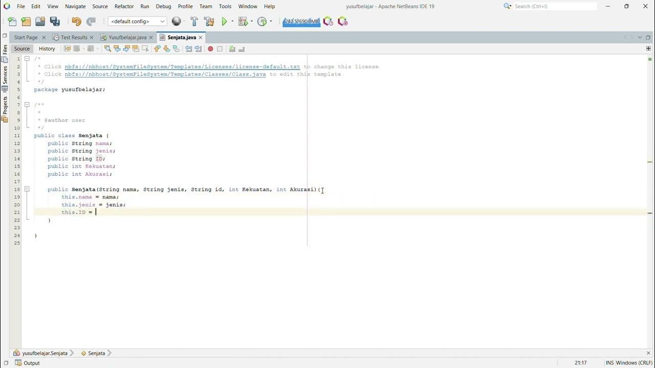 konstruktor dan destruktor dalam java - YouTube