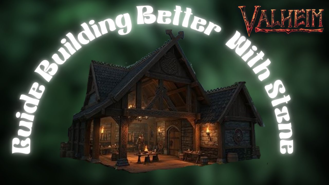 Epic Stone Home Build in Valheim | Ultimate Viking Base Guide - YouTube