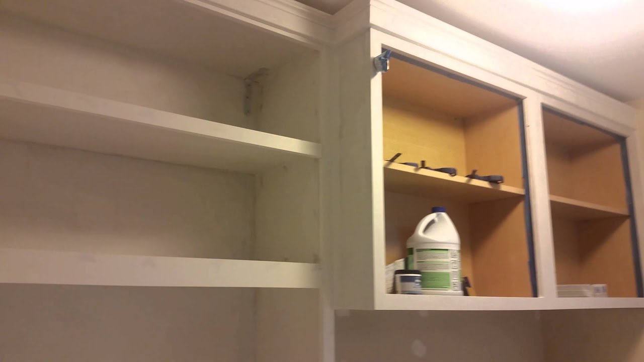Laundry room remodel progress - YouTube