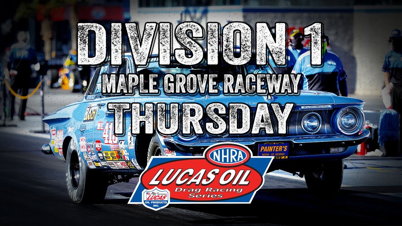 Division 1 Maple Grove Raceway Thursday - YouTube