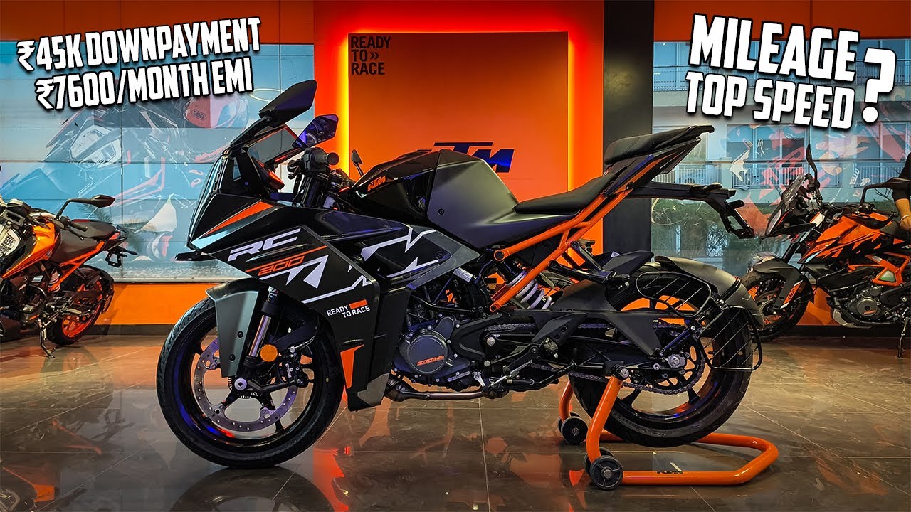 [UPDATED] 2024 KTM RC200 E20 Detail Review 🔥| KTM RC200 Emi & Downpayment? - YouTube