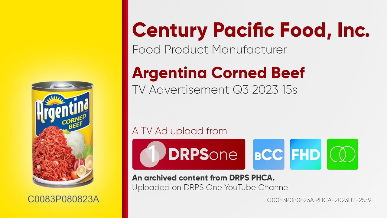 Argentina Corned Beef TV Ad Q3 2023 15s (Philippines) [BCC/HD/ST] - YouTube