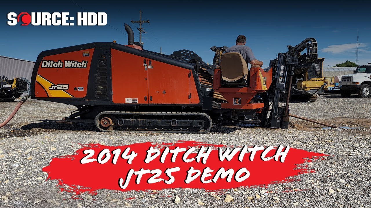 2014 Ditch Witch JT25 drill demo | SOURCE: HDD - YouTube