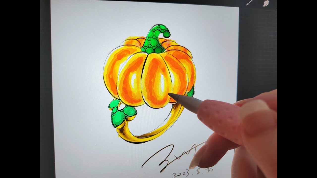 How to Design Jewellery the Traditional Way! Using Procreate. - YouTube