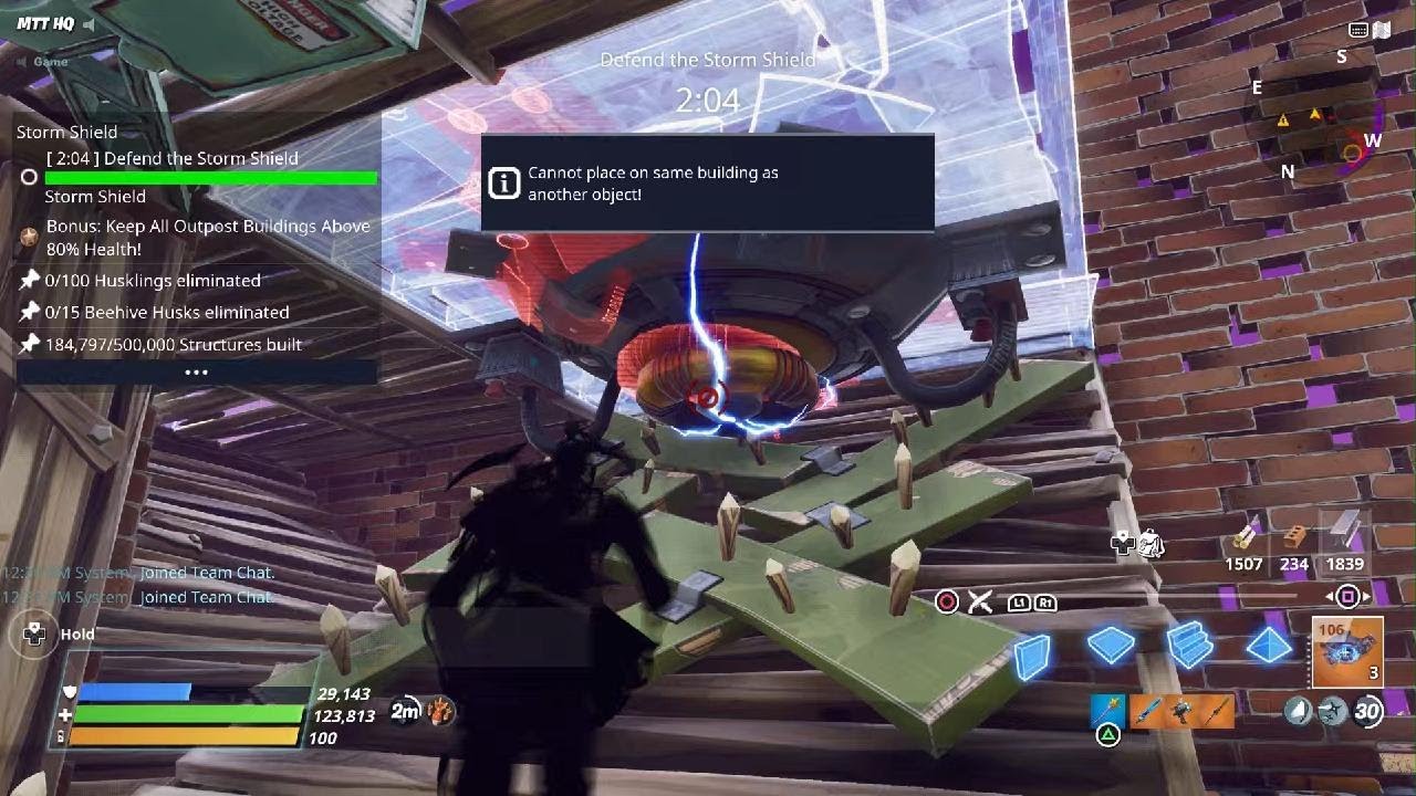 Fortnite Storm Shield defense - YouTube