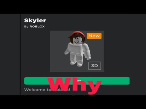 Trying on the Roblox “Skyler” Package - YouTube