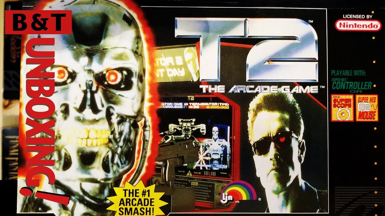 Unboxing / First Look at T2 The Arcade Game for Super Nintendo - YouTube