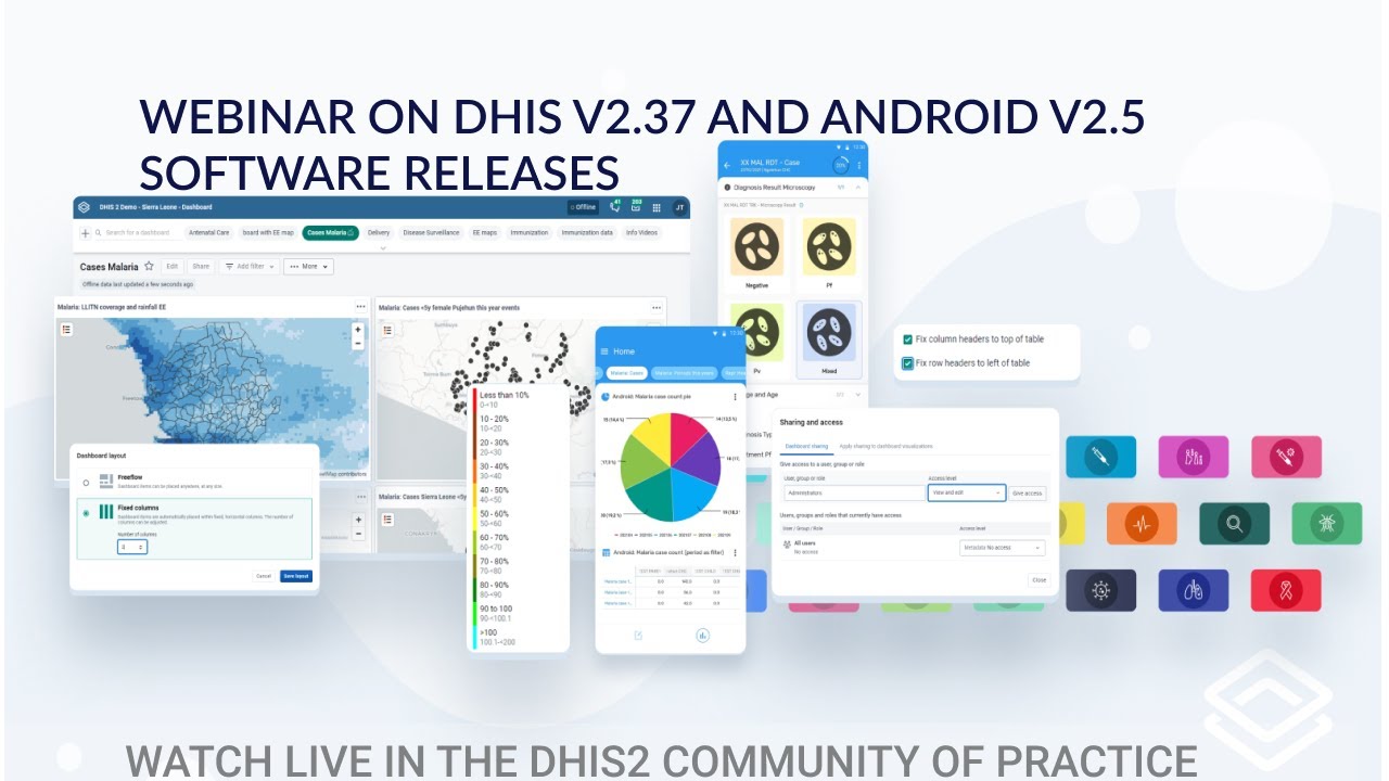 Webinar on DHIS v2.37 and Android v2.5 software releases - YouTube