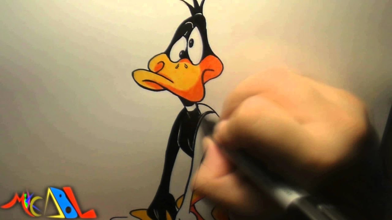Snappy Drawing 97 Daffy Duck - YouTube