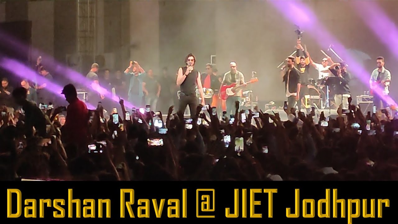 Darshan Raval @ JIET Jodhpur || Resonance - 2K22 || Kailash Hotel ...
