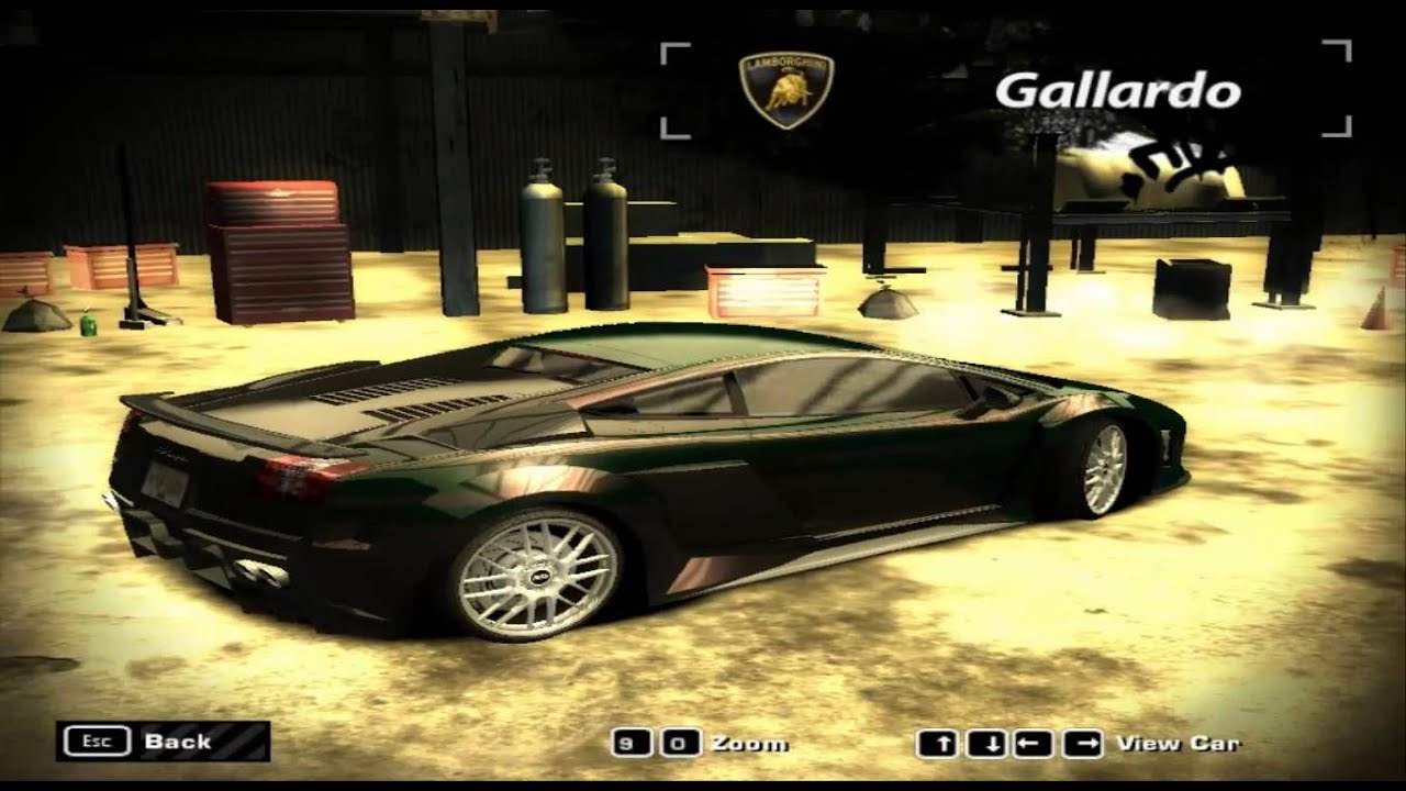 Car Customization - NFS Most Wanted HD : Lamborghini Gallardo ...