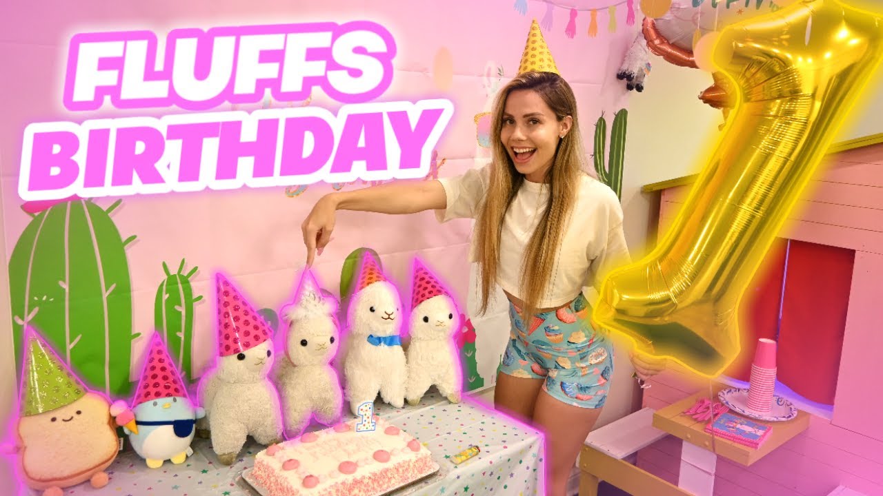 THROWING A SURPRISE BIRTHDAY PARTY FOR MY CRAZY LLAMA !! FLUFFBEANS 1st ...
