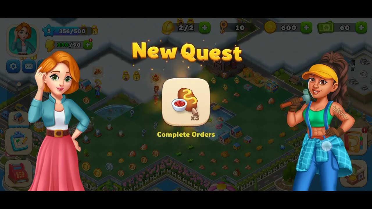 Merge HomeTown Gameplay | Merge 3 Puzzle Game | Design your dream town ...