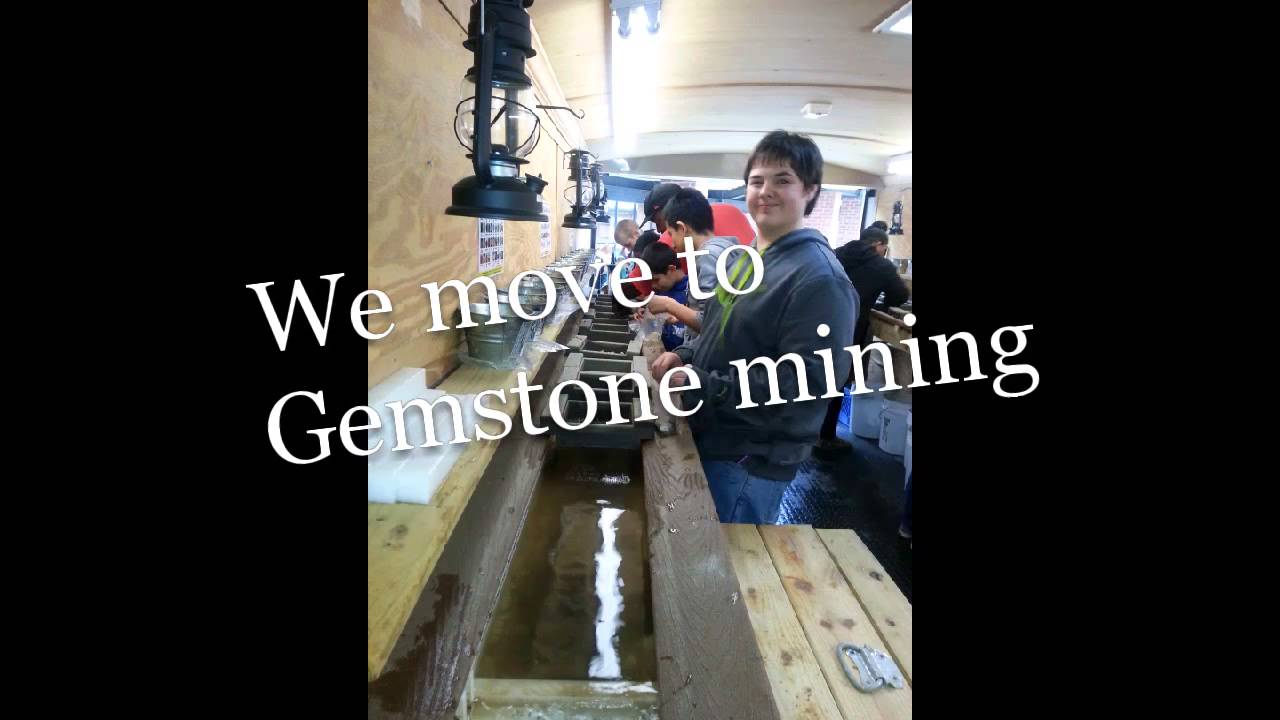 Mobile gemstone mining - YouTube