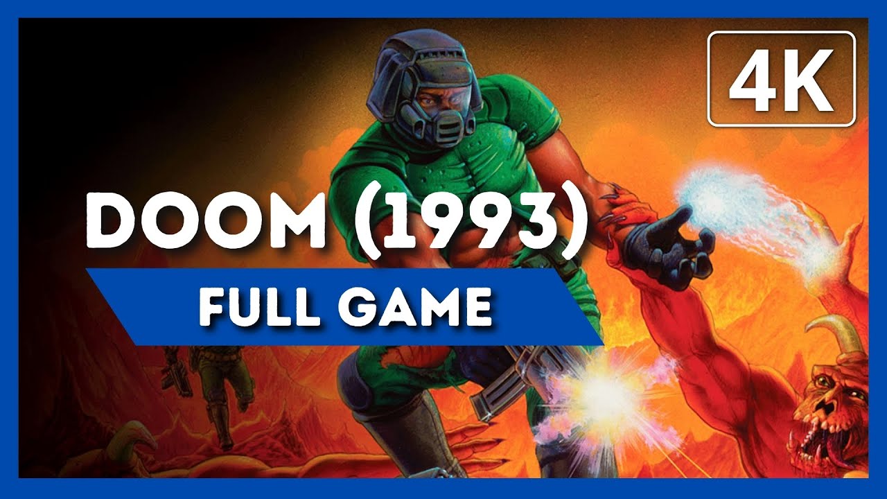 DOOM (1993) | Full Game Walkthrough | 4K 60FPS | No Commentary - YouTube