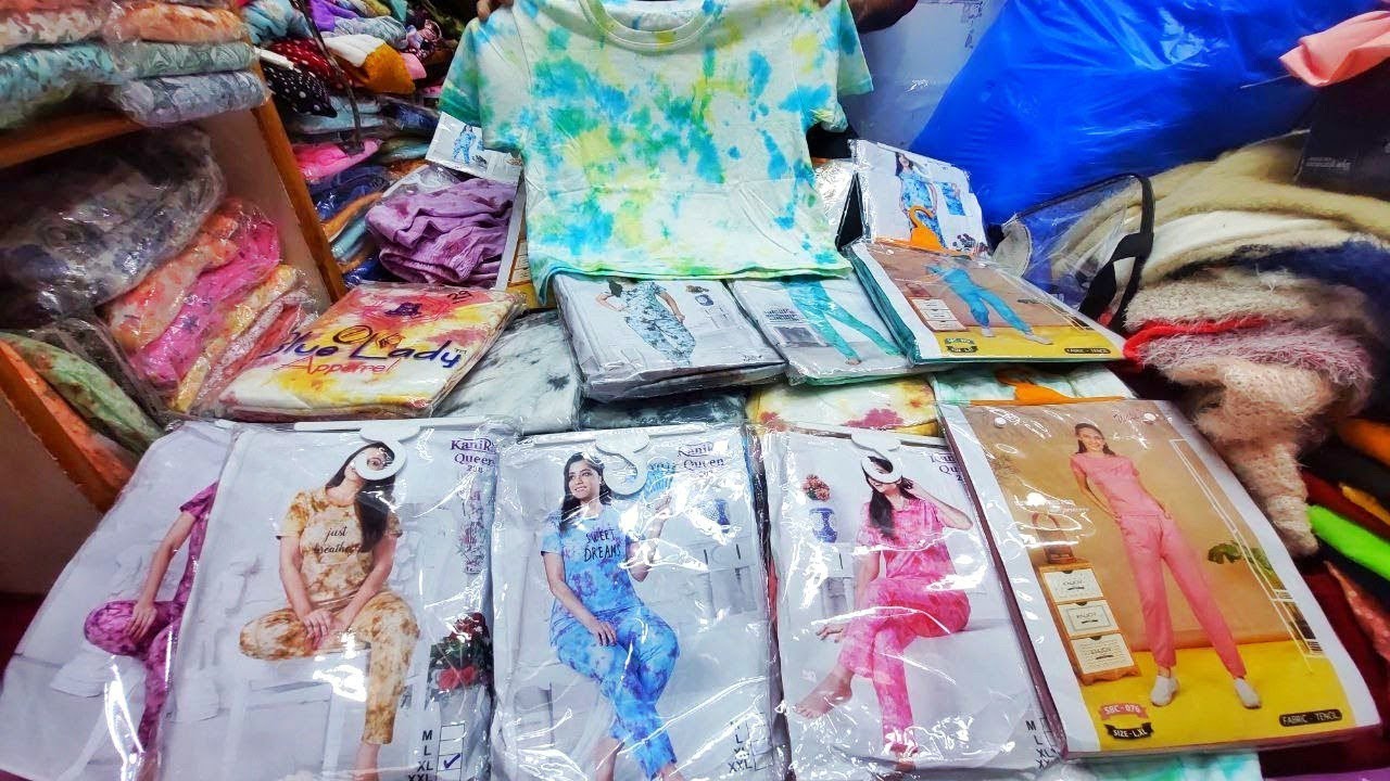 chickpet wholesale night dress @450rs & night pants sets, joggers ...