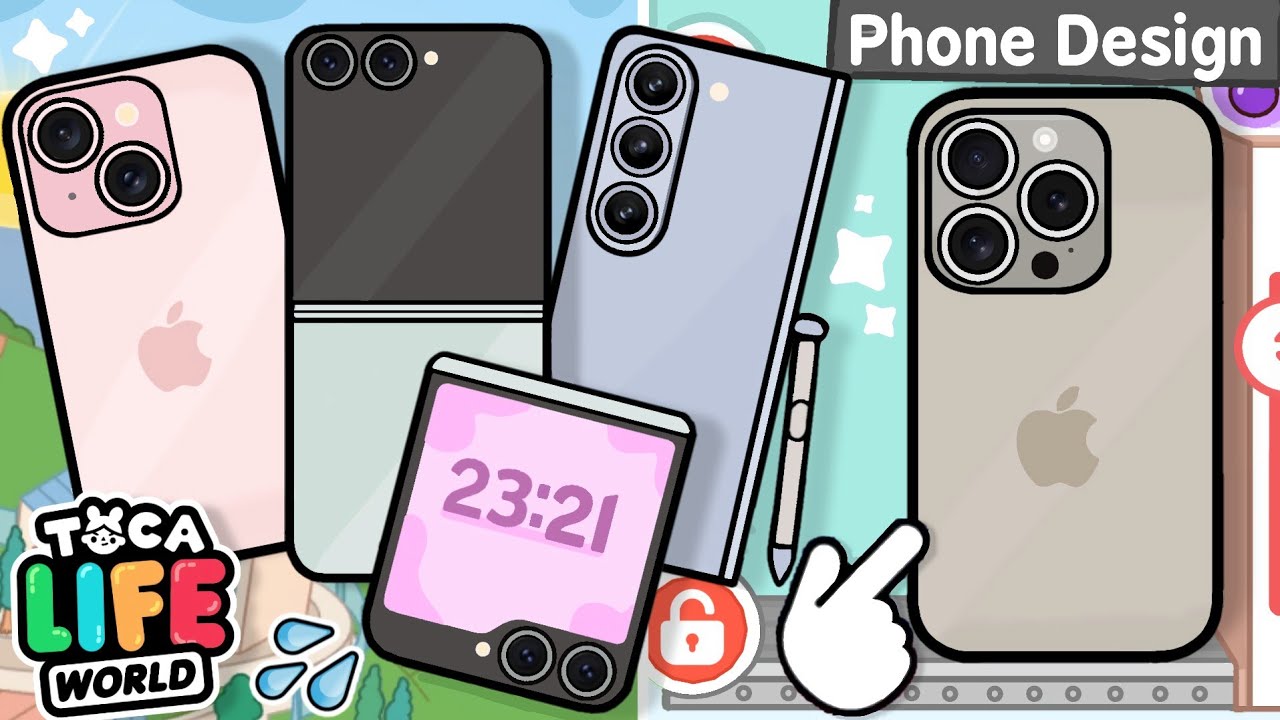 Phone Design?! YEAH 😎Apple or Samsung -🤔 Free Update Toca Boca OMG 🤯 ...