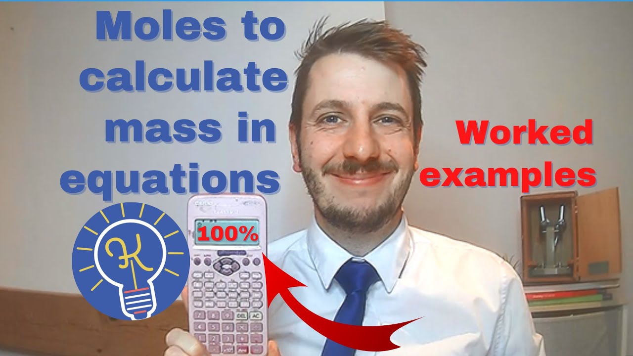 Calculating mass from moles in chemical equations GCSE AQA Chemistry ...