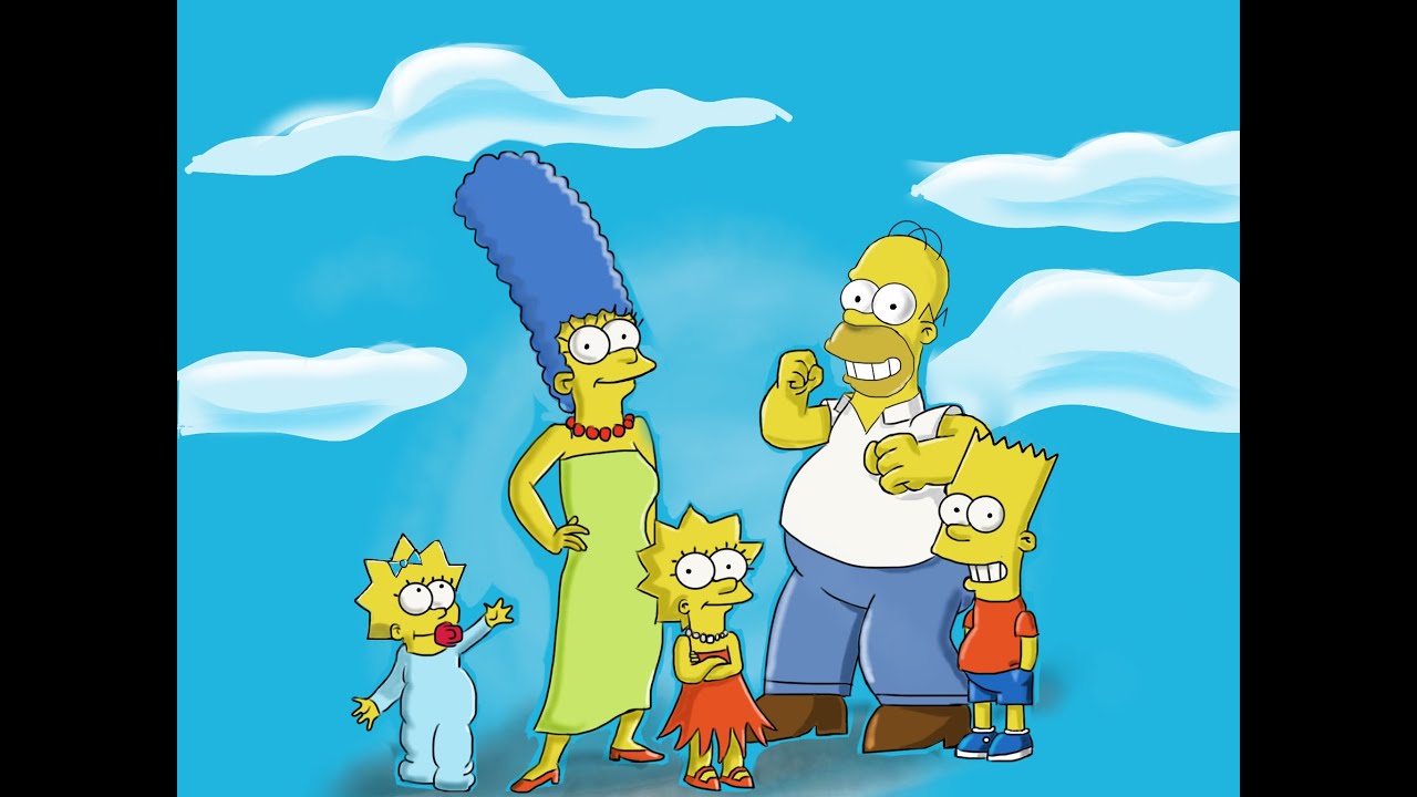 The Simpsons | Time-Lapse Digital Painting #5 | TSI Apparel Design ...
