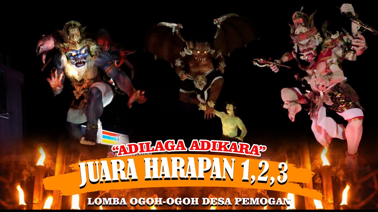 Juara Harapan 1 2and3 Lomba Ogoh Ogoh Desa Pemogan Caka1945 Ogohogoh