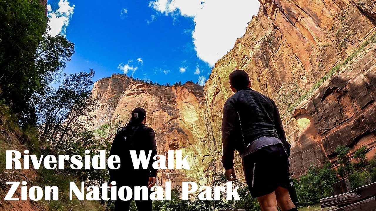 Riverside Walk Trail, Zion National Park Video 4k 2020 - YouTube