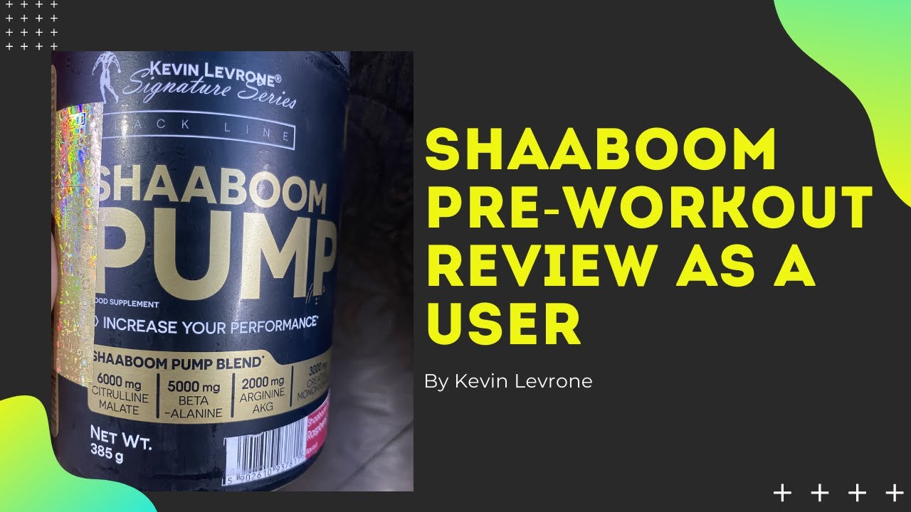 Kevin levrone shaaboom pump pre workout review - YouTube