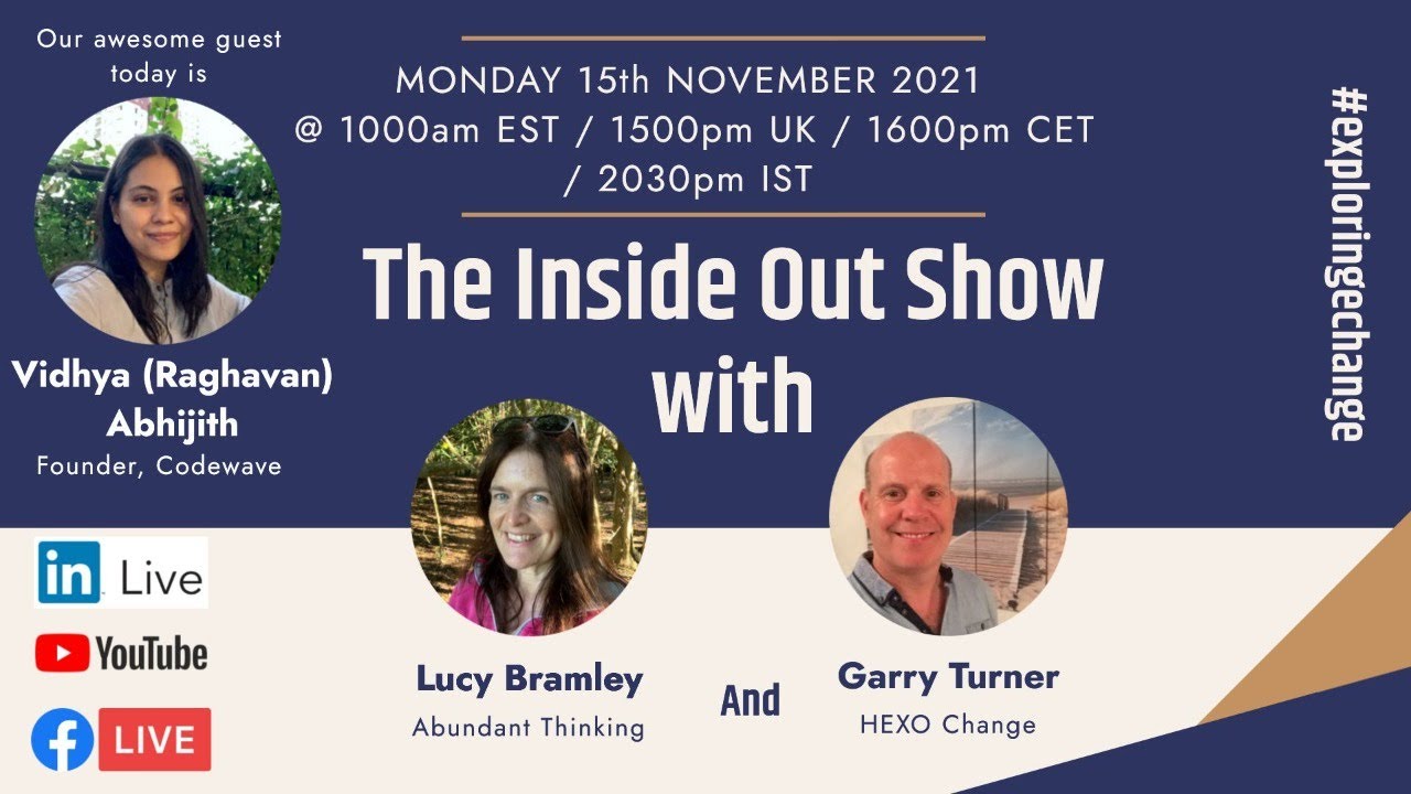 The Inside Out Show LIVE with Vidhya (Raghavan) Abhijith - YouTube