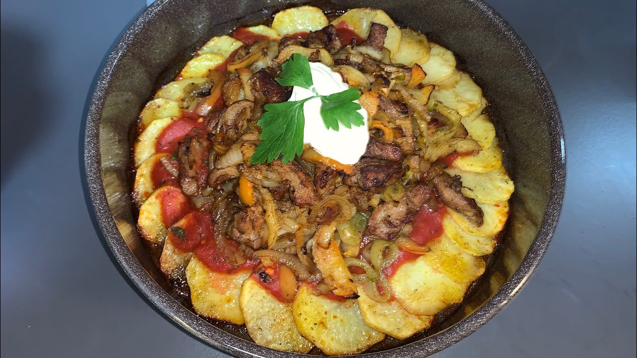 Darke e mrekullueshme, me mish viçi dhe perime !! - YouTube