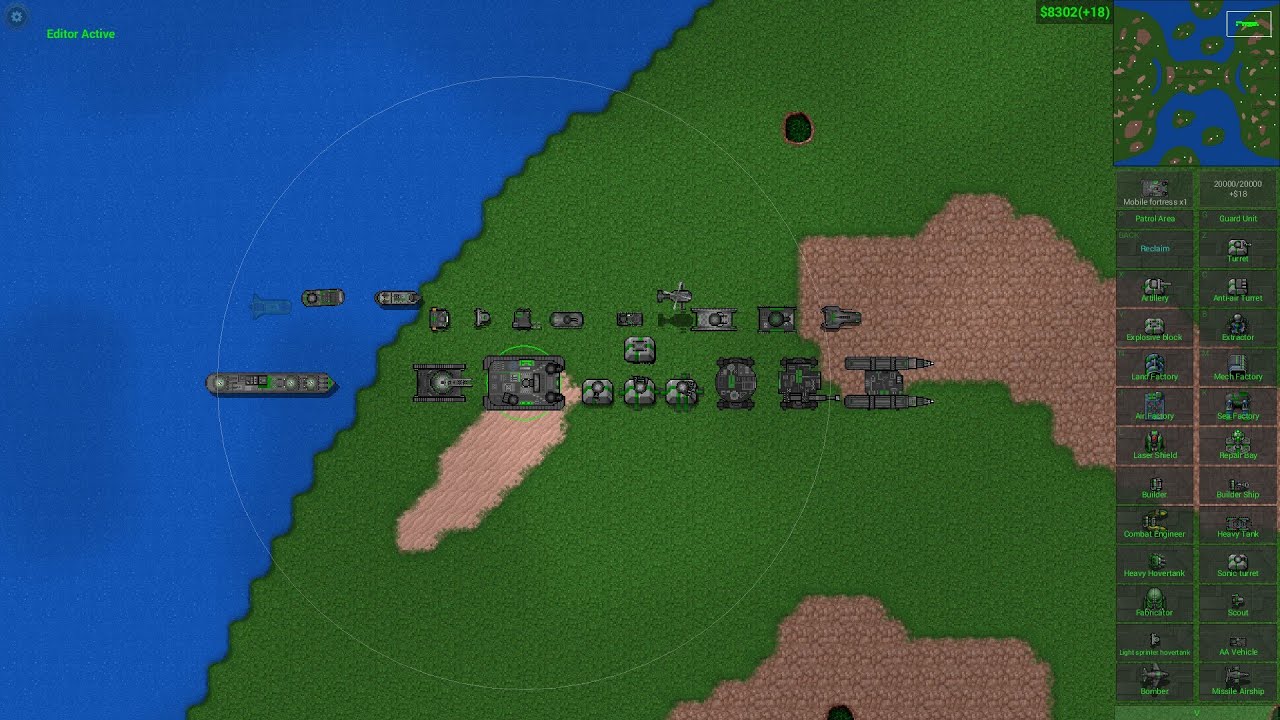 Rusted warfare Simple units + mod showcase - YouTube