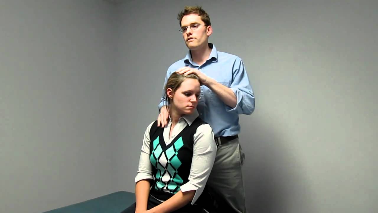 Cervical Rotation Flexion Test - YouTube