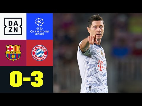 LewanGOALski trifft doppelt im Camp Nou: FC Barcelona - FC Bayern 0:3 | UEFA Champions League | DAZN