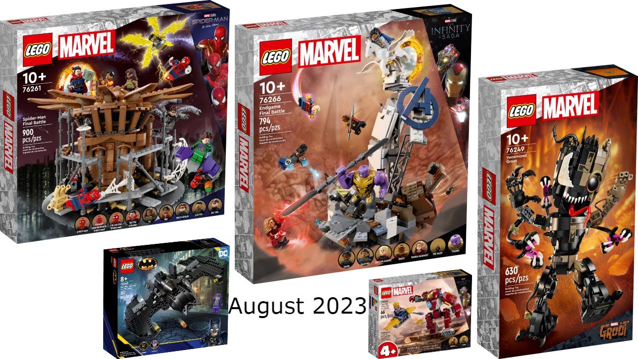 LEGO MARVEL AND DC SUMMER 2023 SETS REVEALED! - YouTube
