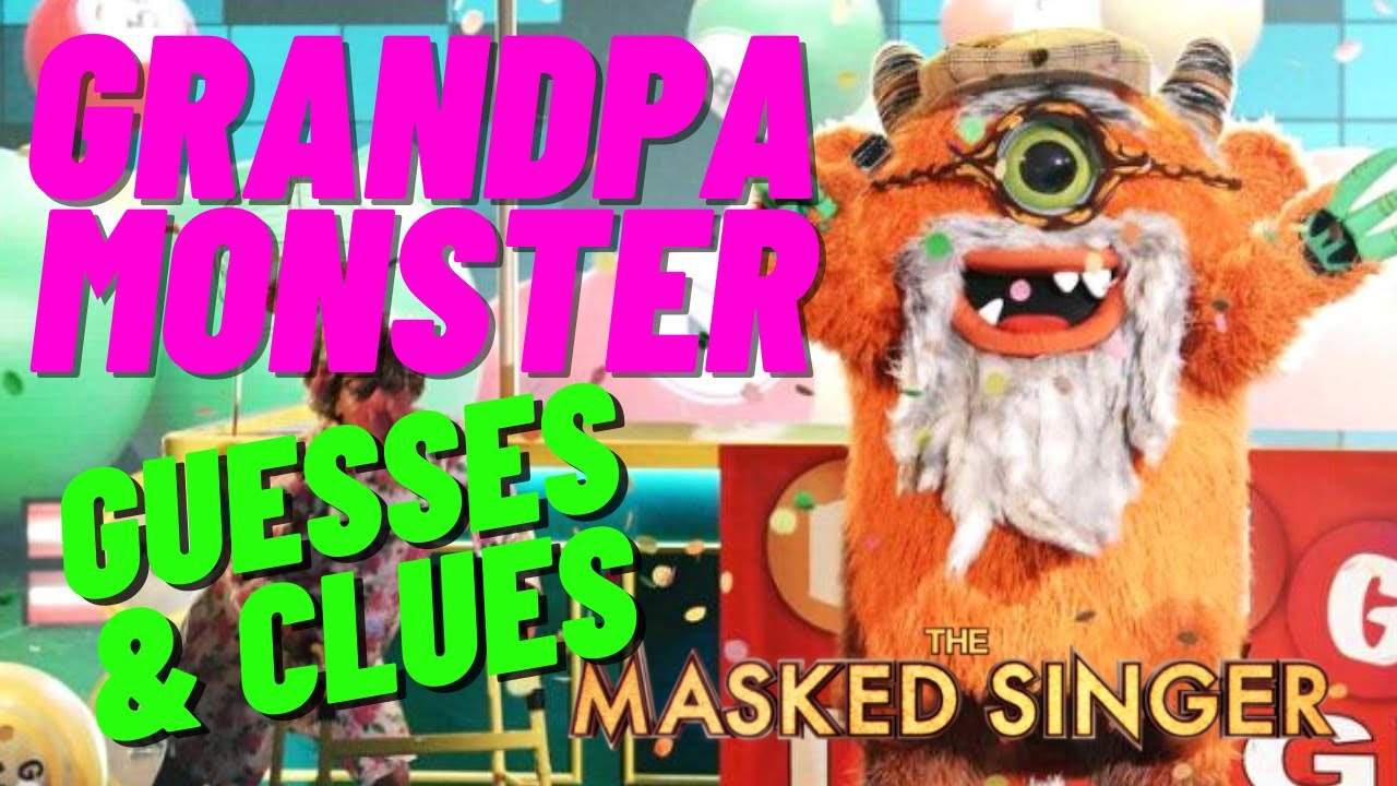 Masked Singer Grandpa Monster - Clues and Guesses - YouTube
