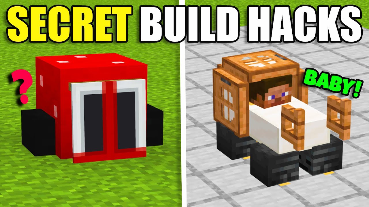10 SECRET Builds You Should Know! [Minecraft] - YouTube