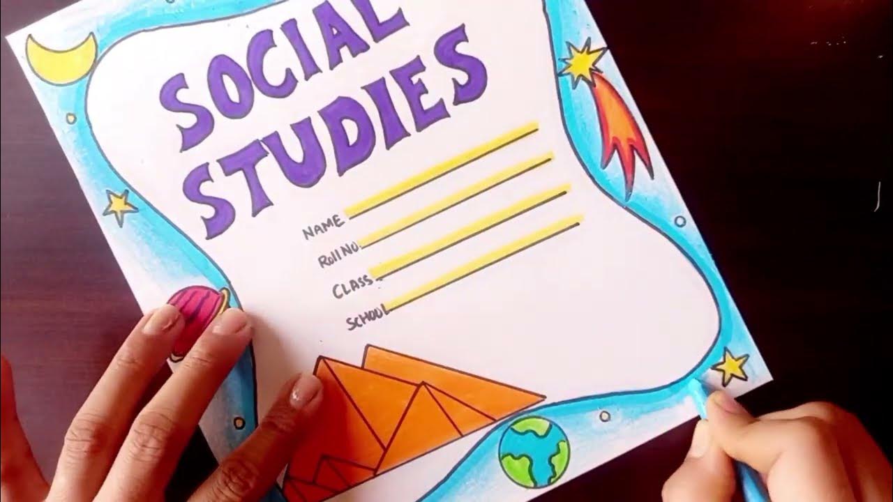Easy Front Page Design Of Social Studies /Social Studies Cover Page ...